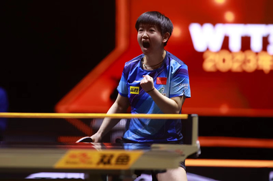 WTT女子总决赛 孙颖莎逆转张本美和_文体汇_新民网